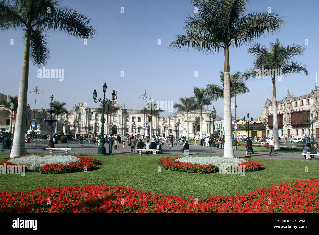Central lima government palace hi-res stock photography and images - Alamy