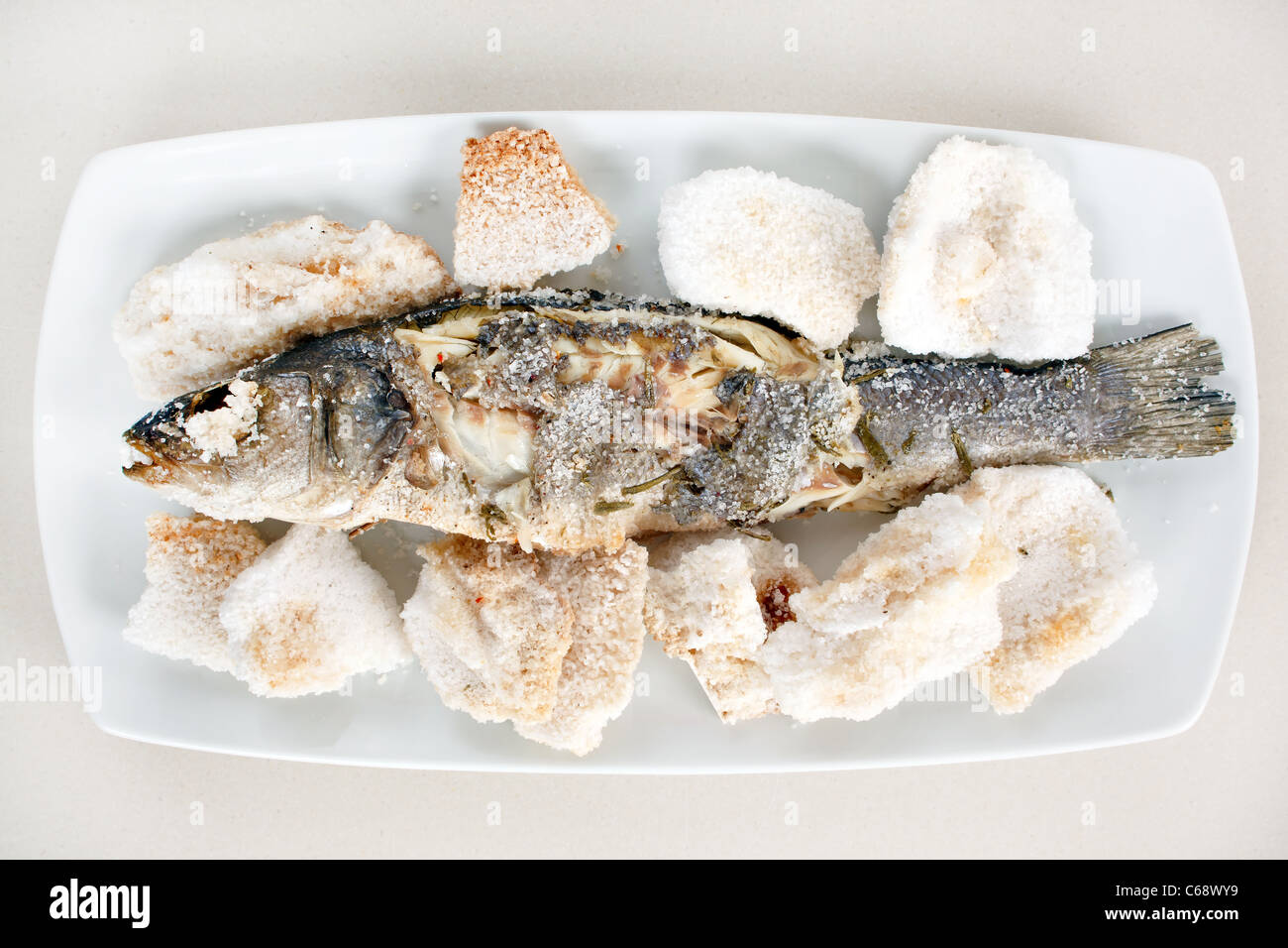 fish in the salt Stock Photo - Alamy