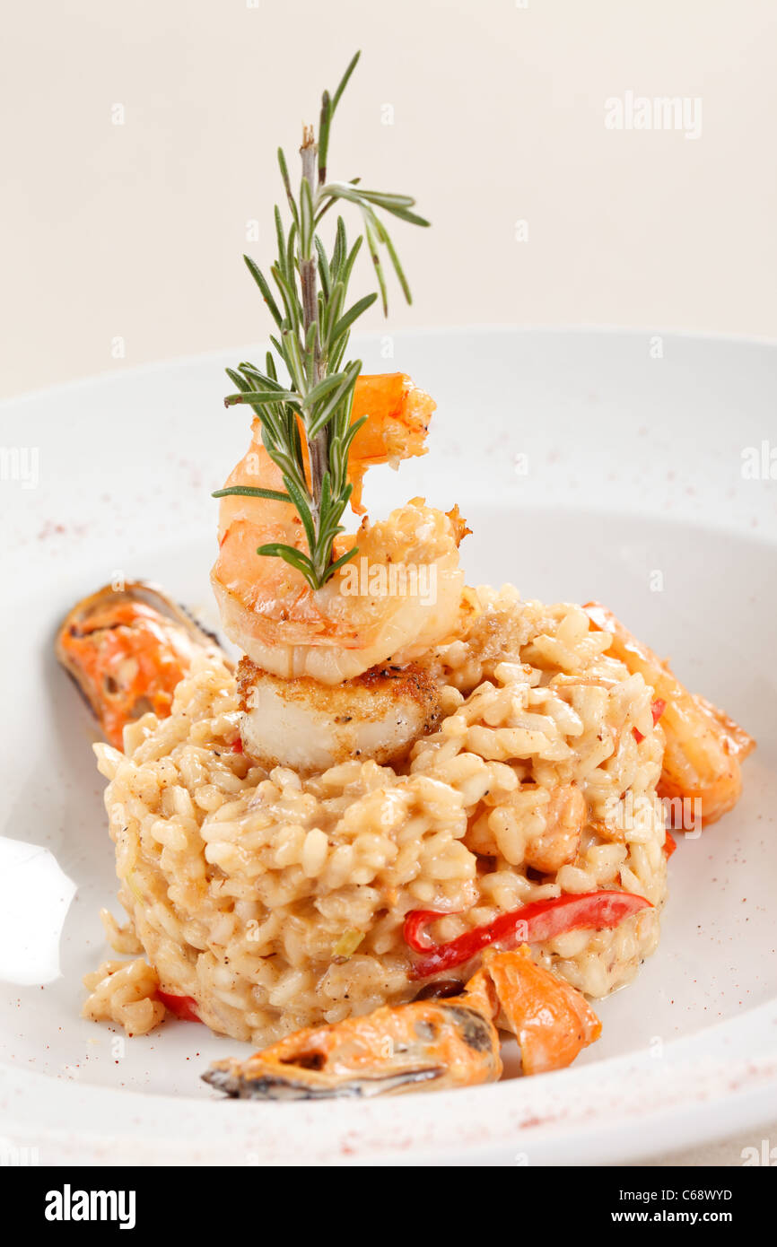 Risotto prawn hi-res stock photography and images - Alamy