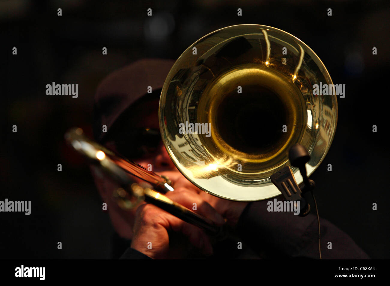 Trombone close up hi-res stock photography and images - Alamy