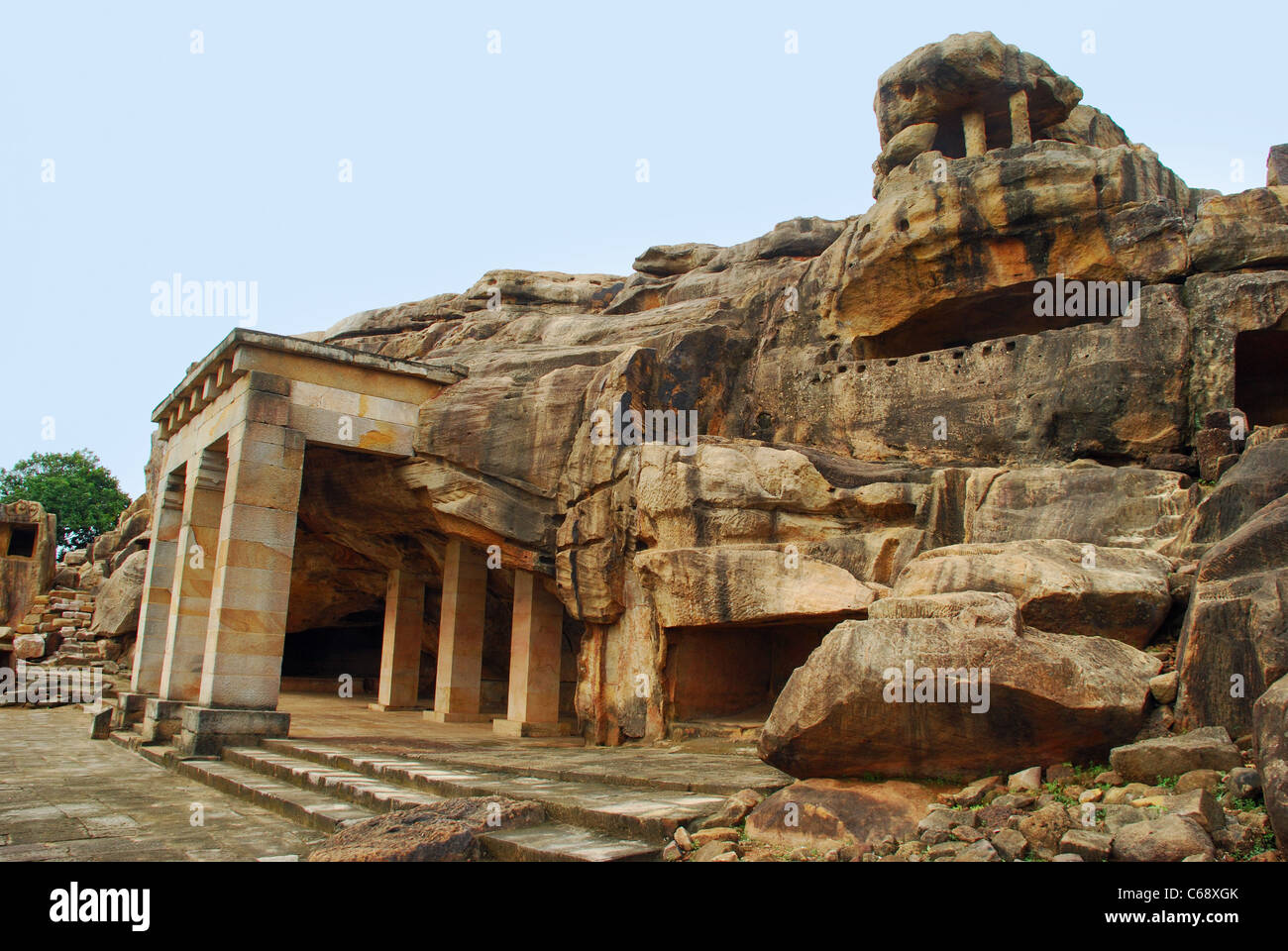 Cave 14 : Hathi Gumpha Udaygiri Caves, Orissa, India. Natural Cave ...