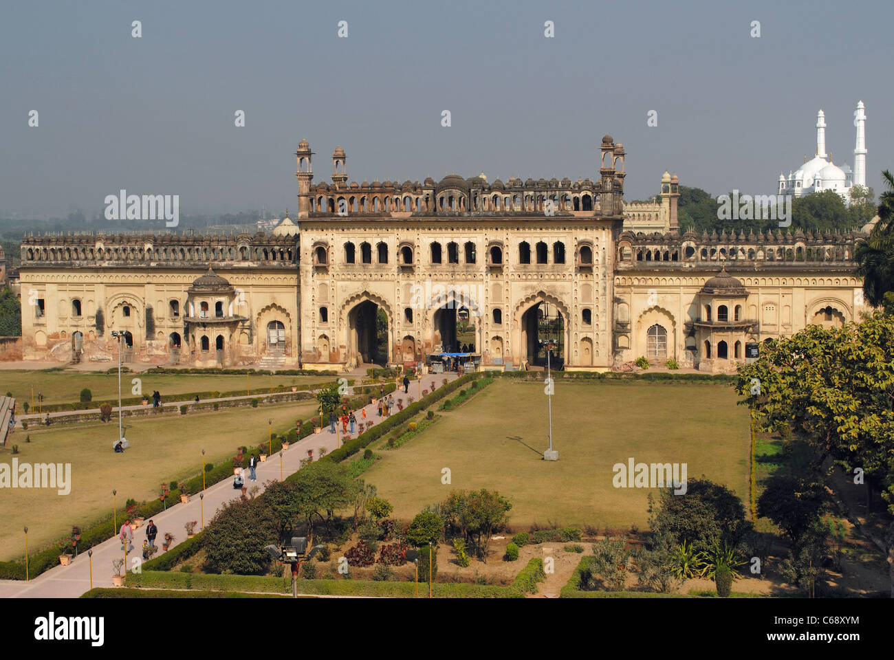 A gate to Asfi Mosque in Bara Imambara, Lucknow, Uttar Pradesh, India ...