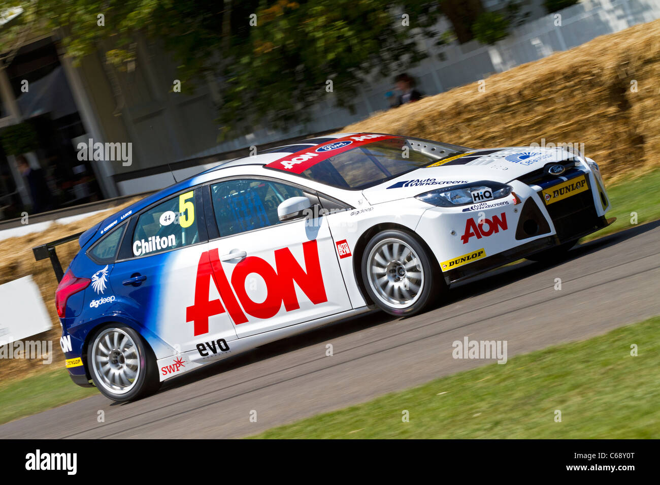 2011 Ford Focus ST BTCC car with driver Tom Chilton at the 2011 ...