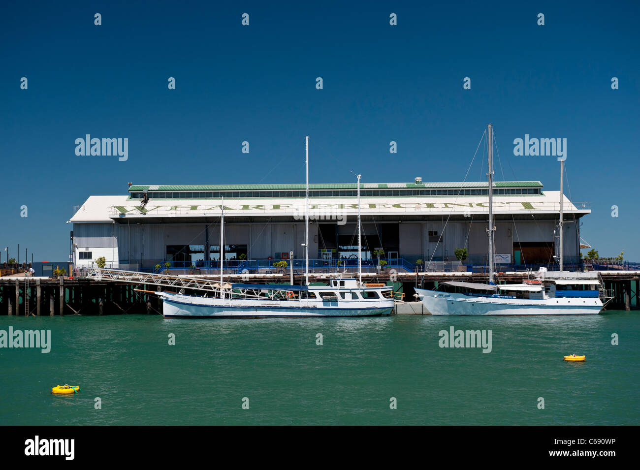 Stokes Hill Wharf Terminal for Harbour Cruises on Darwin Waterfront ...