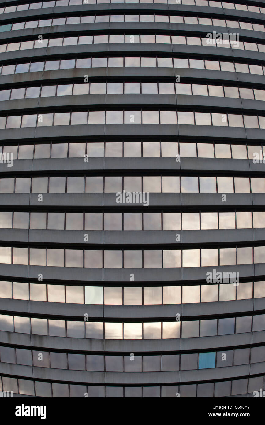 Office Block Windows Stock Photo - Alamy