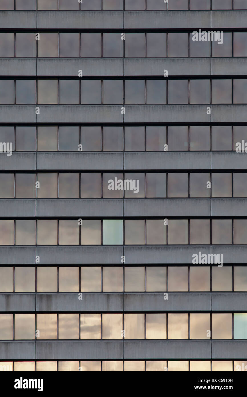 Office Block Windows Stock Photo - Alamy