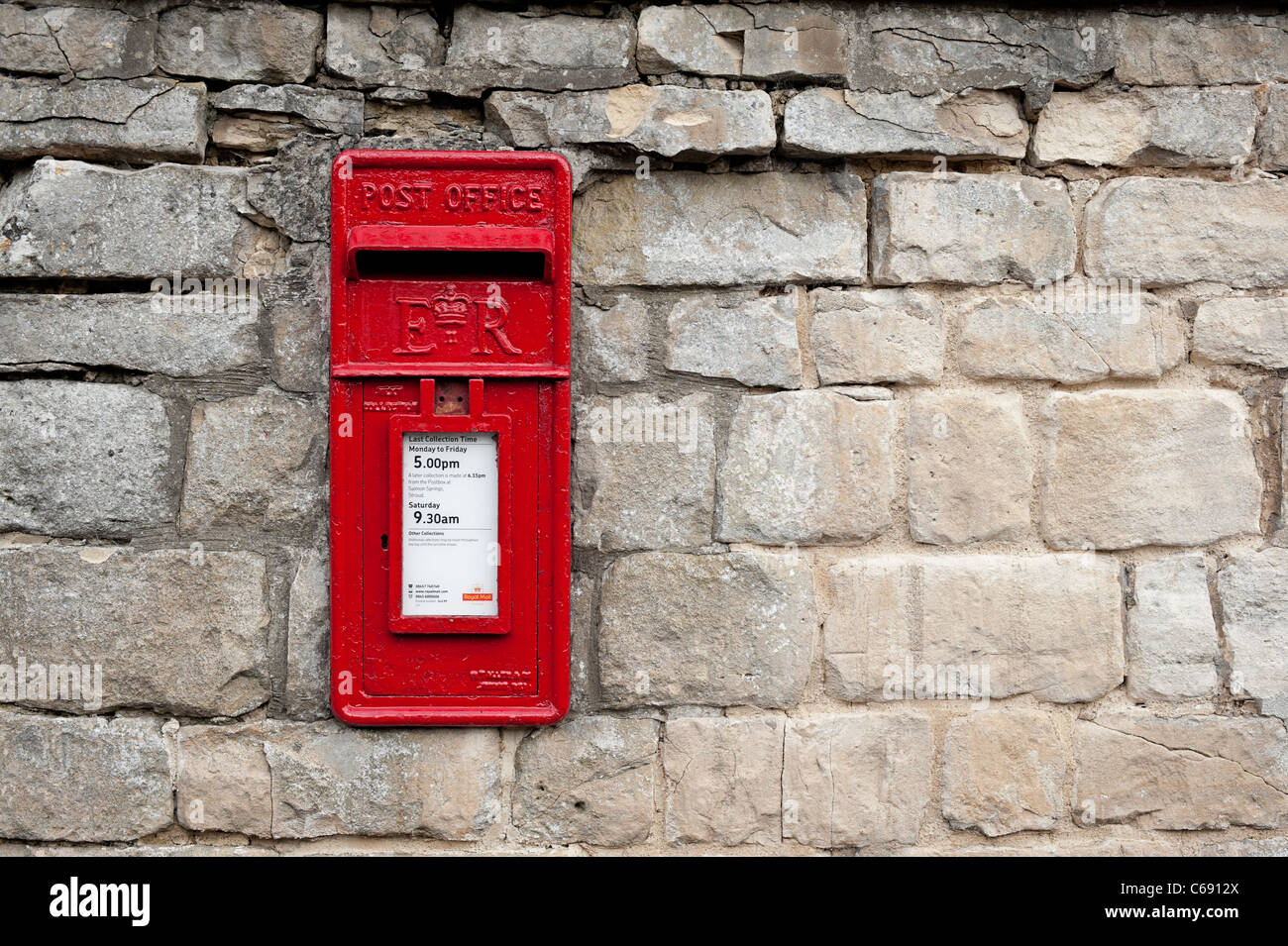 Royal Mail letter box, Painswick, England Stock Photo - Alamy