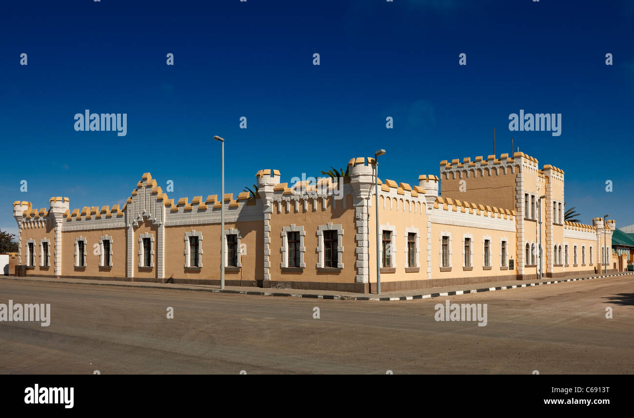 historical German barracks from colonial times, now youth hostel ...
