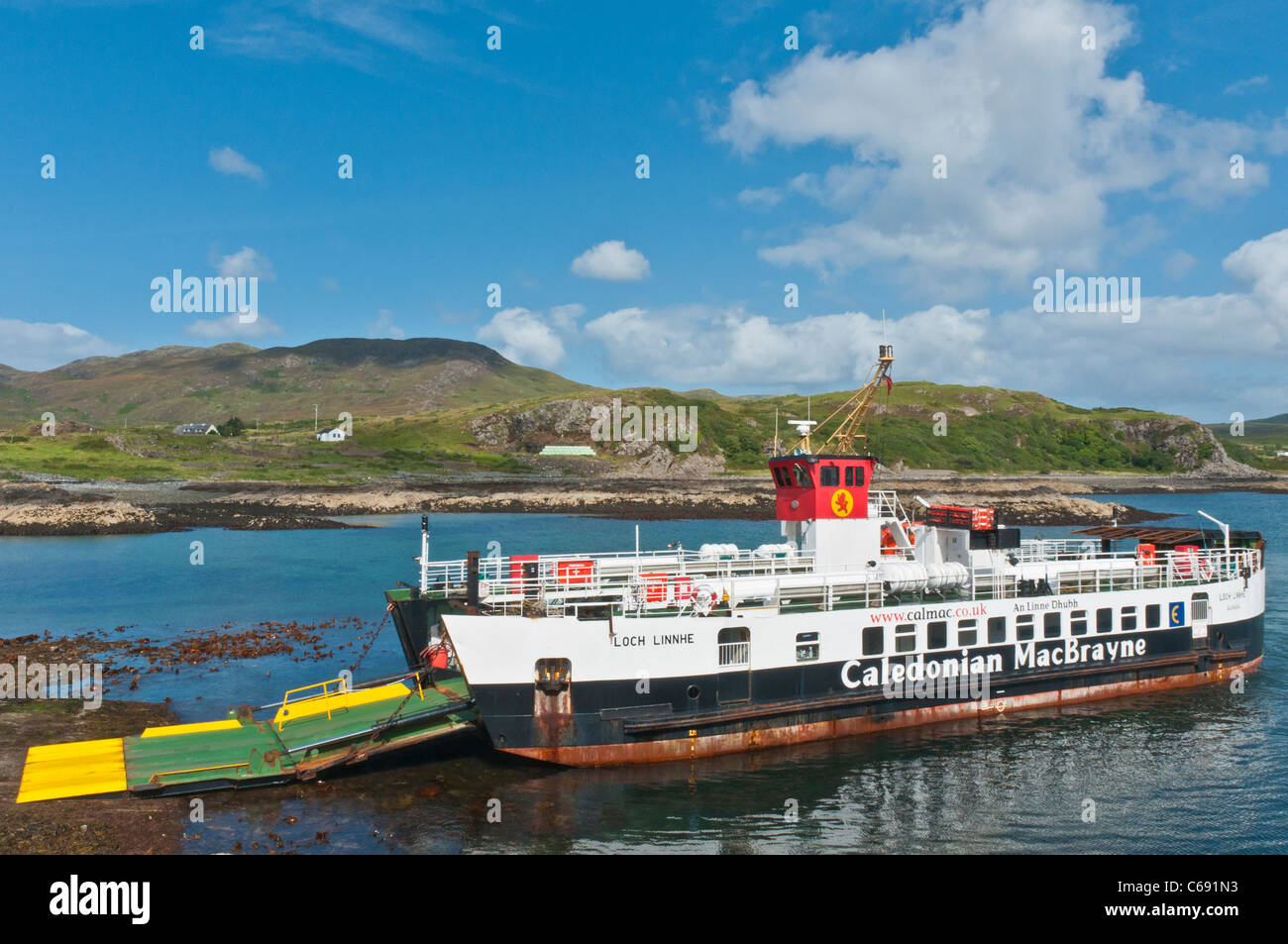Caledonian Macbrayne car ferry 'Loch Linnhe' at Kilchoan Ardnamurchan ...