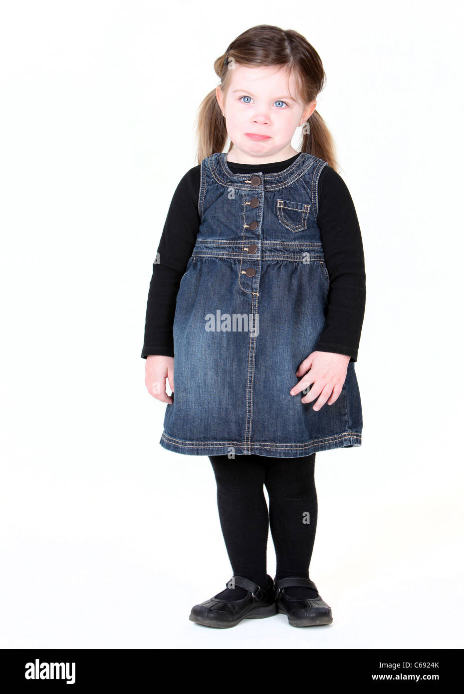 Young girl pout Cut Out Stock Images & Pictures - Alamy