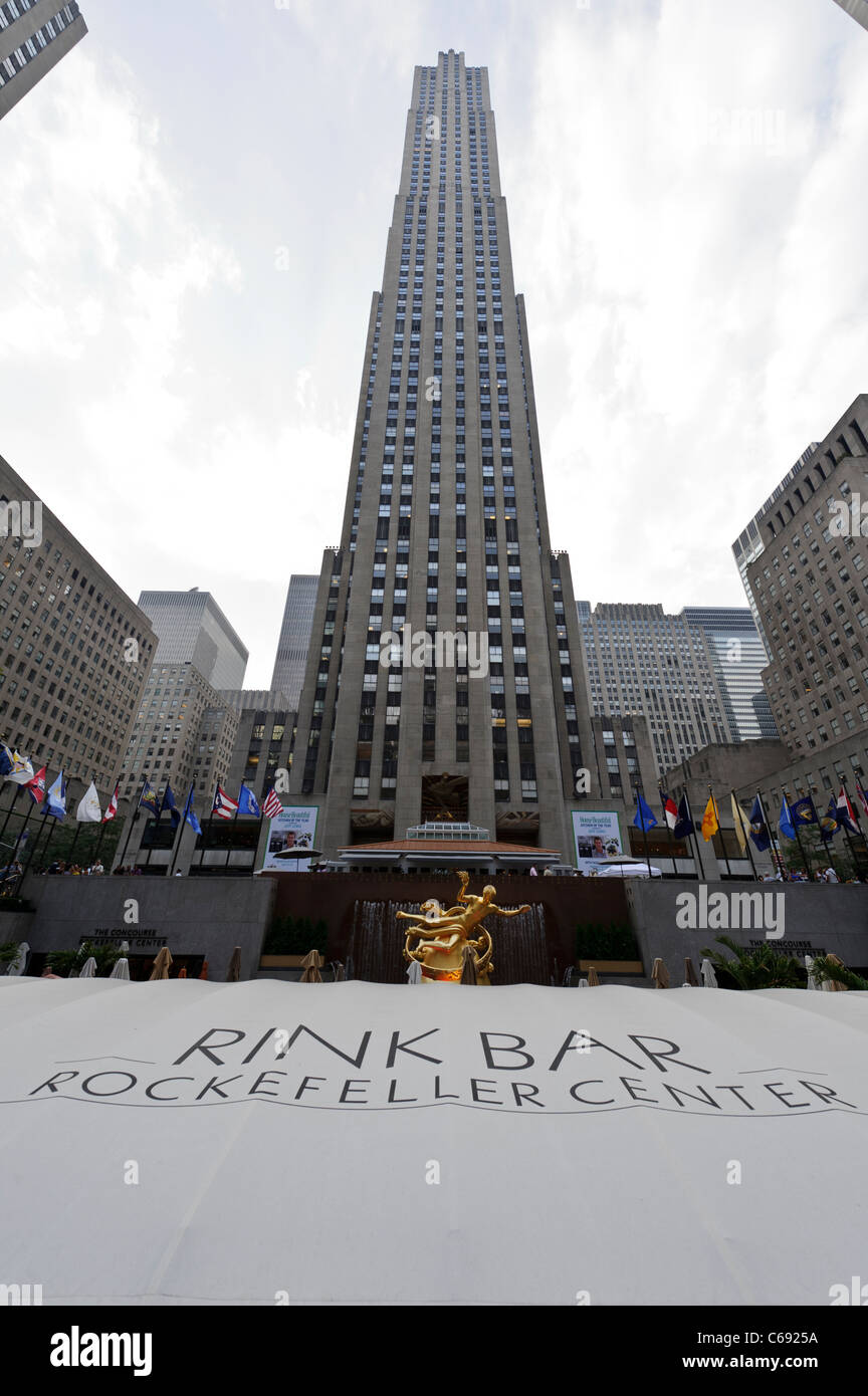 Rockefeller Center, New York City, Manhattan, United States Stock Photo ...