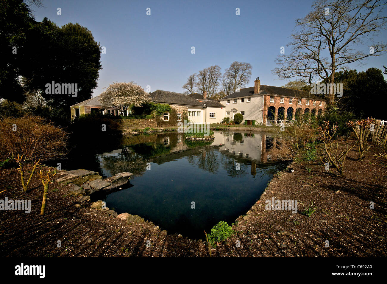Saltram Devon UK National Trust Stock Photo - Alamy