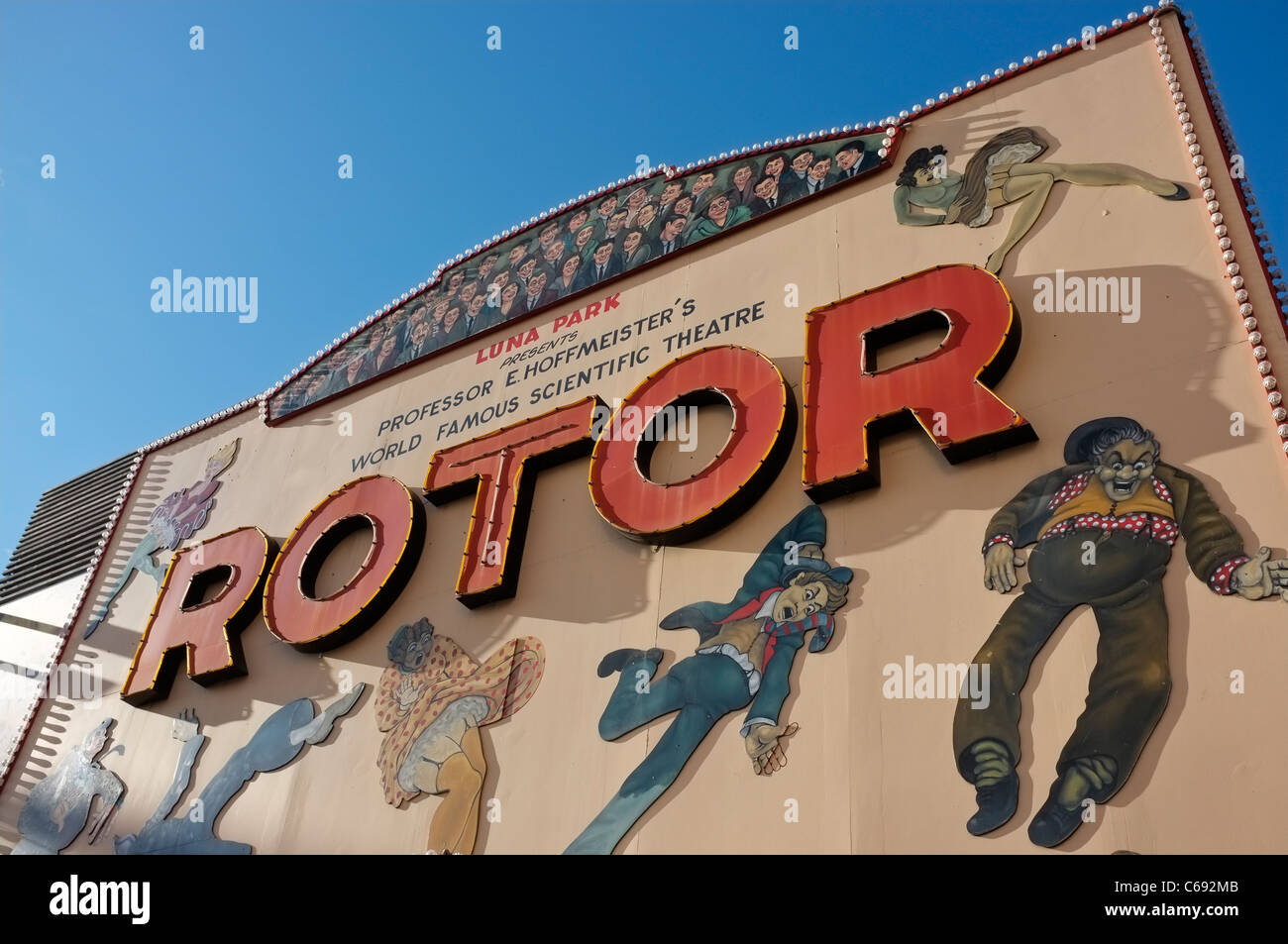 Luna park amusement funfair rides High Resolution Stock Photography and ...