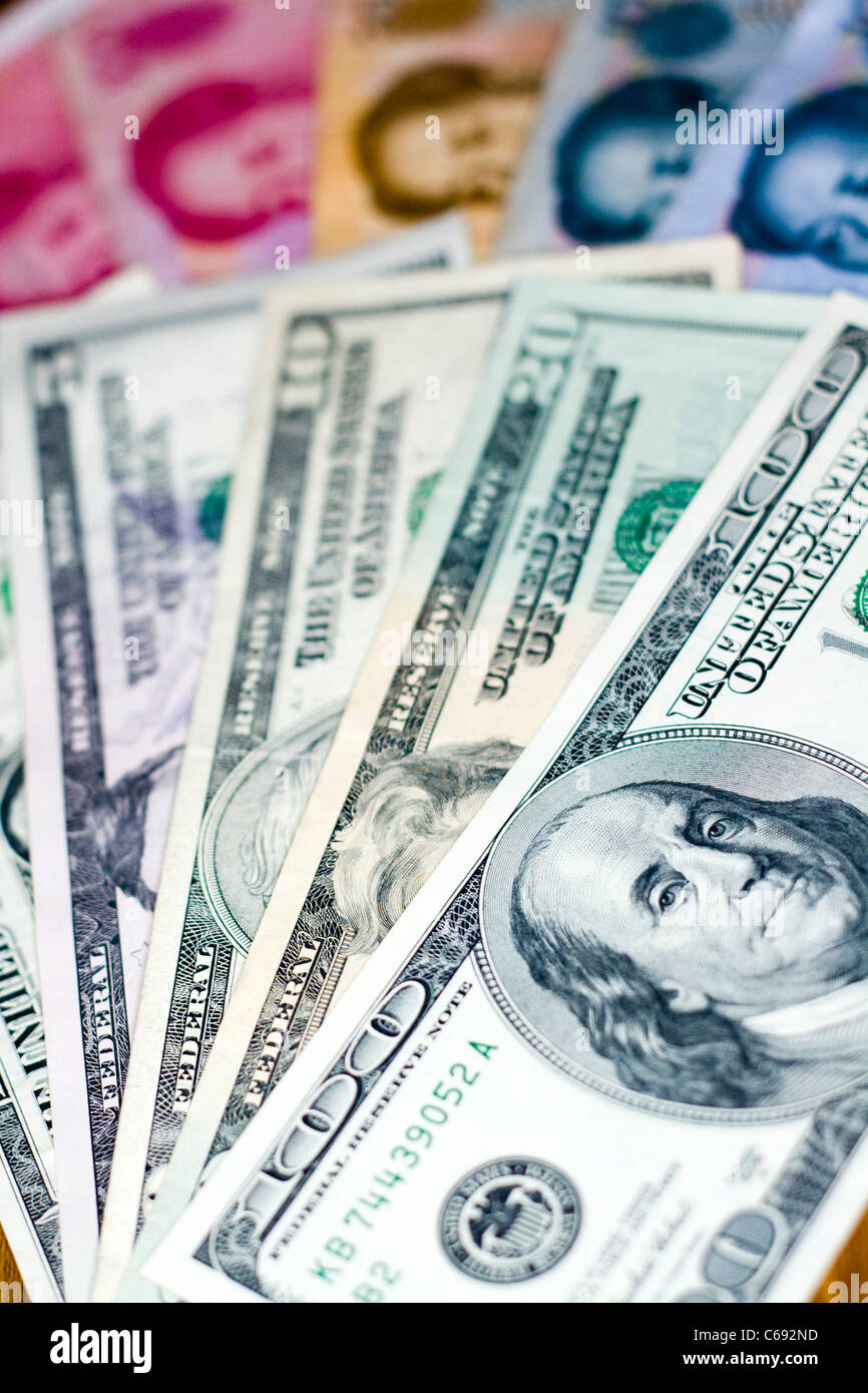 Currencies of various nations Stock Photo - Alamy