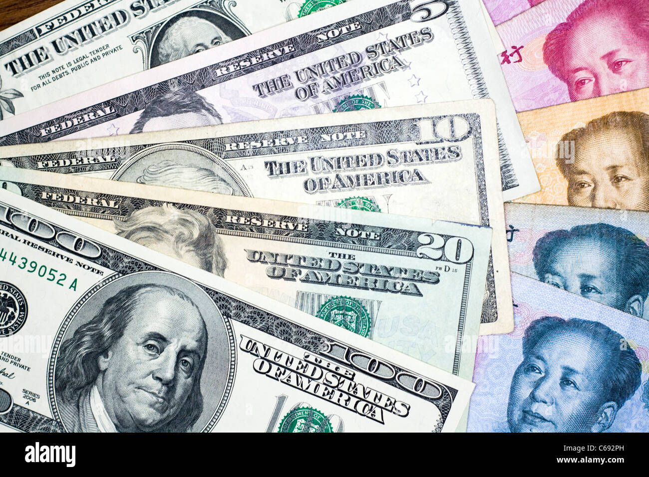Currencies of various nations Stock Photo - Alamy
