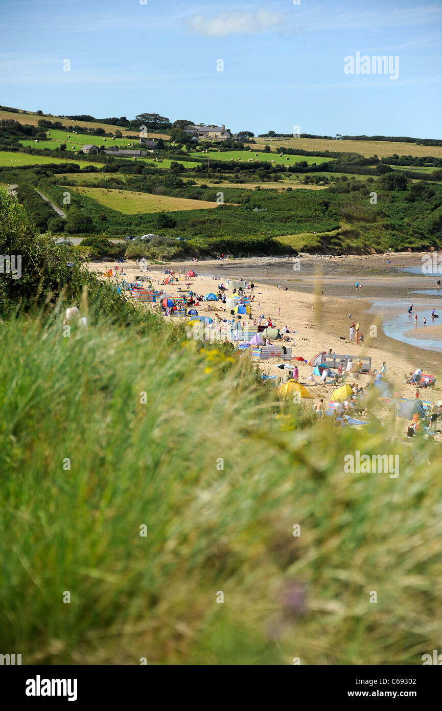 Beach At Moelfre Stock Photos & Beach At Moelfre Stock Images - Alamy