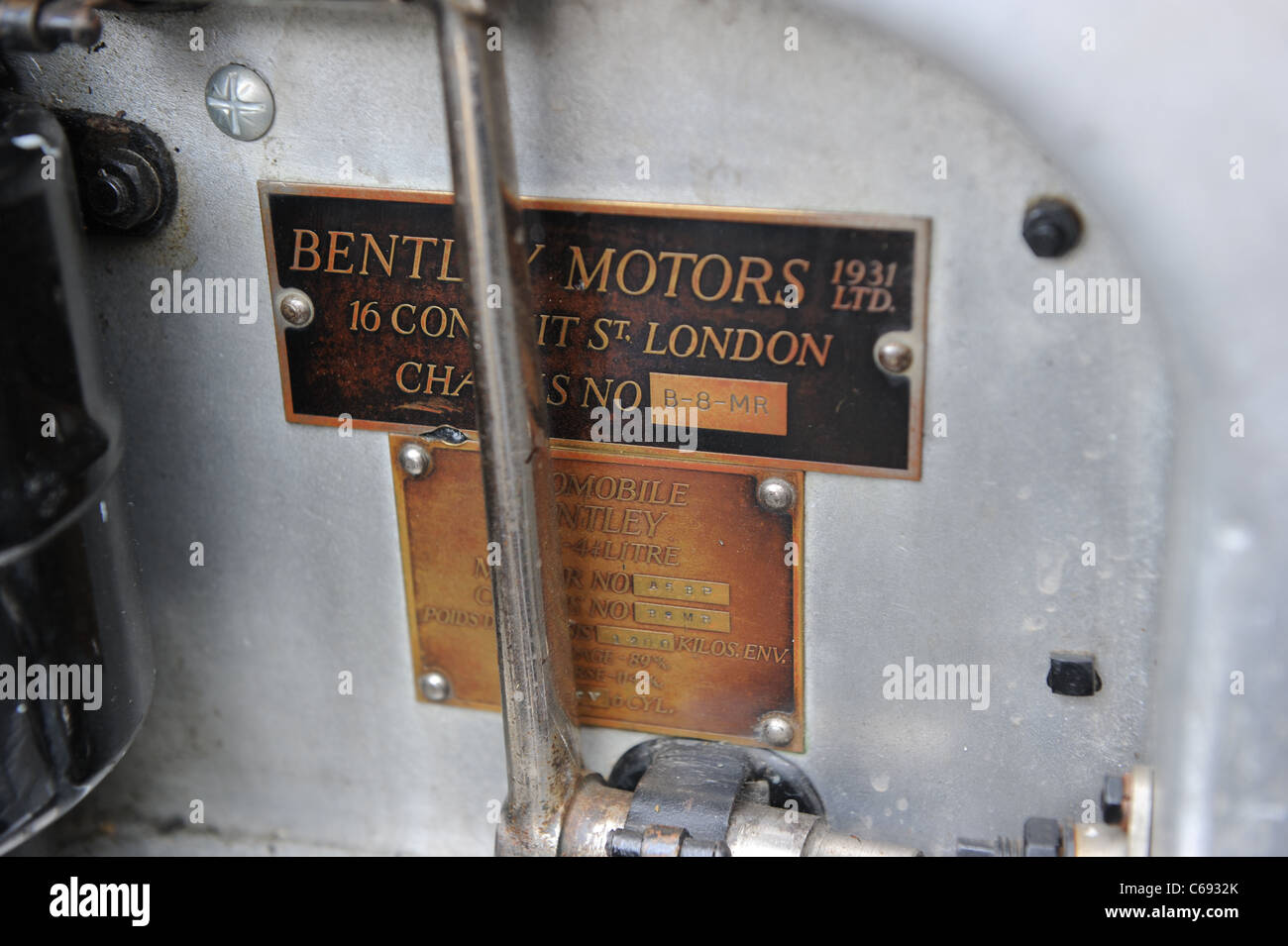 1938 Bentely 4 1/4 litre coupe, ex paris show car de villars body Stock ...