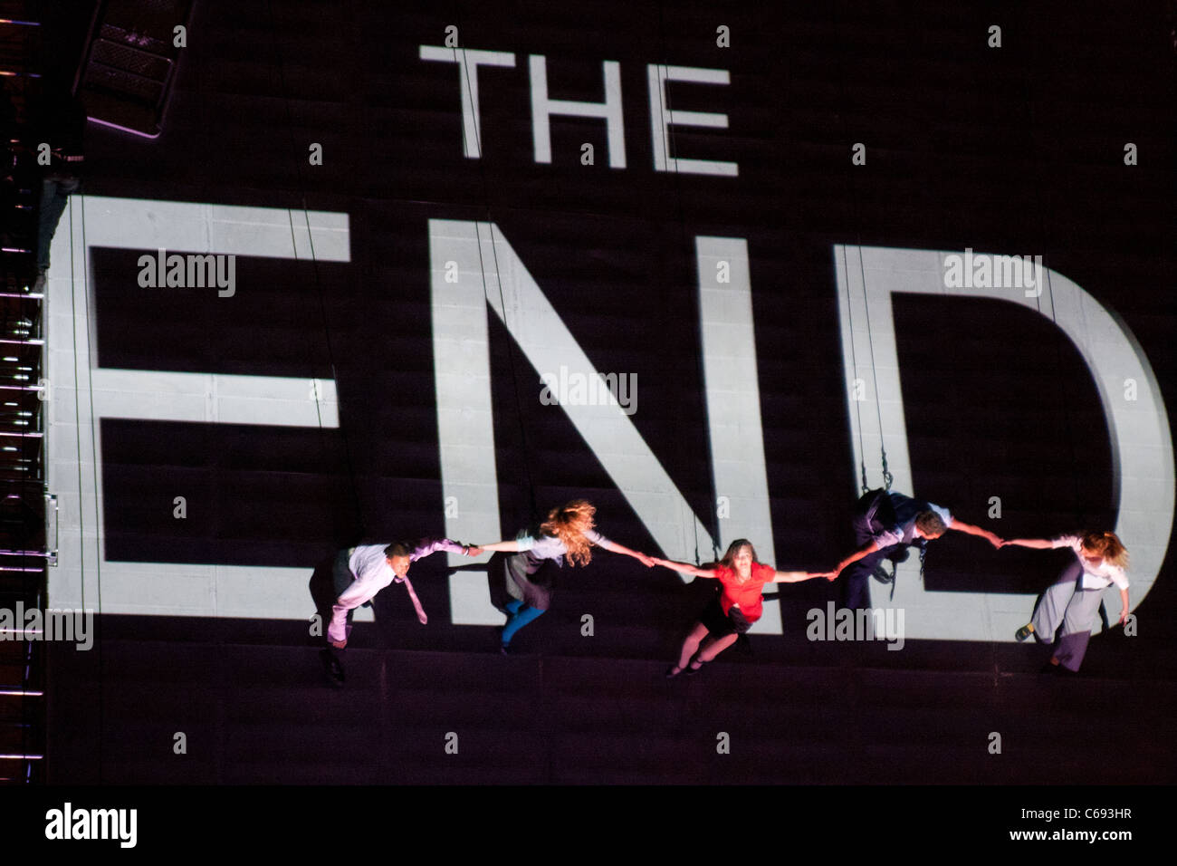 Wired Aerial Theatre As the World Tipped performance grand finale.Wired ...