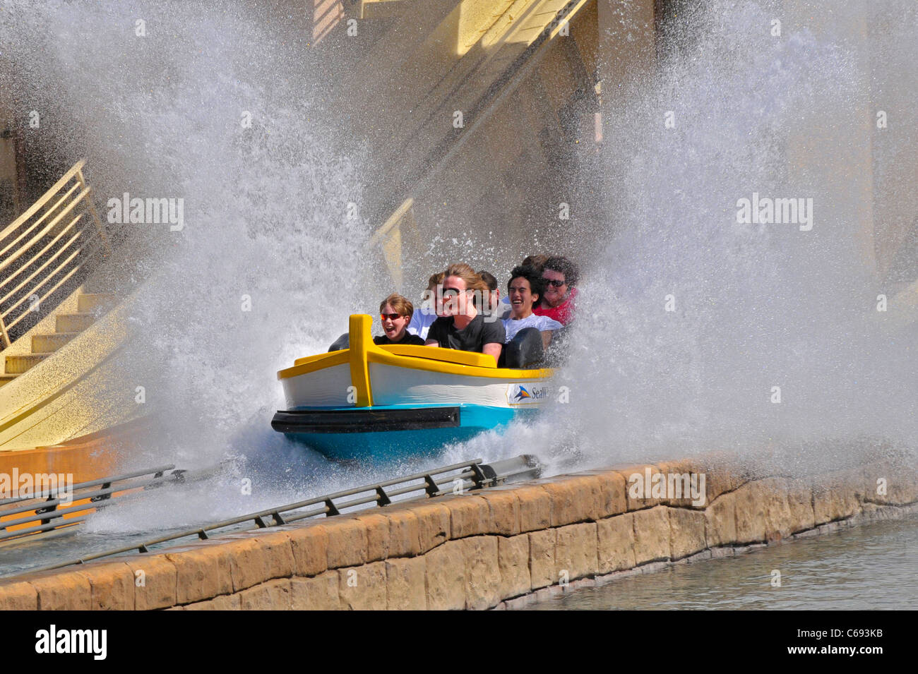 Sea World Adventure Theme Park Orlando Florida Journey to Atlantis ...