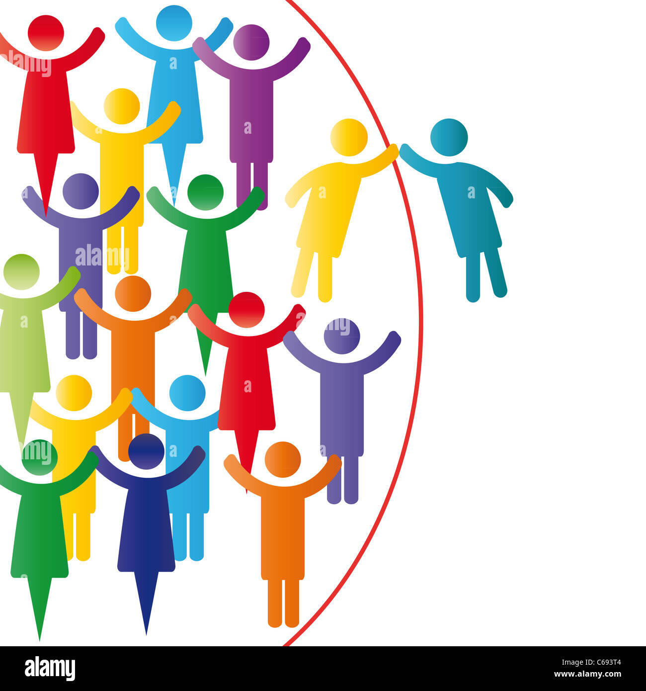 Person join people members company group Stock Photo - Alamy