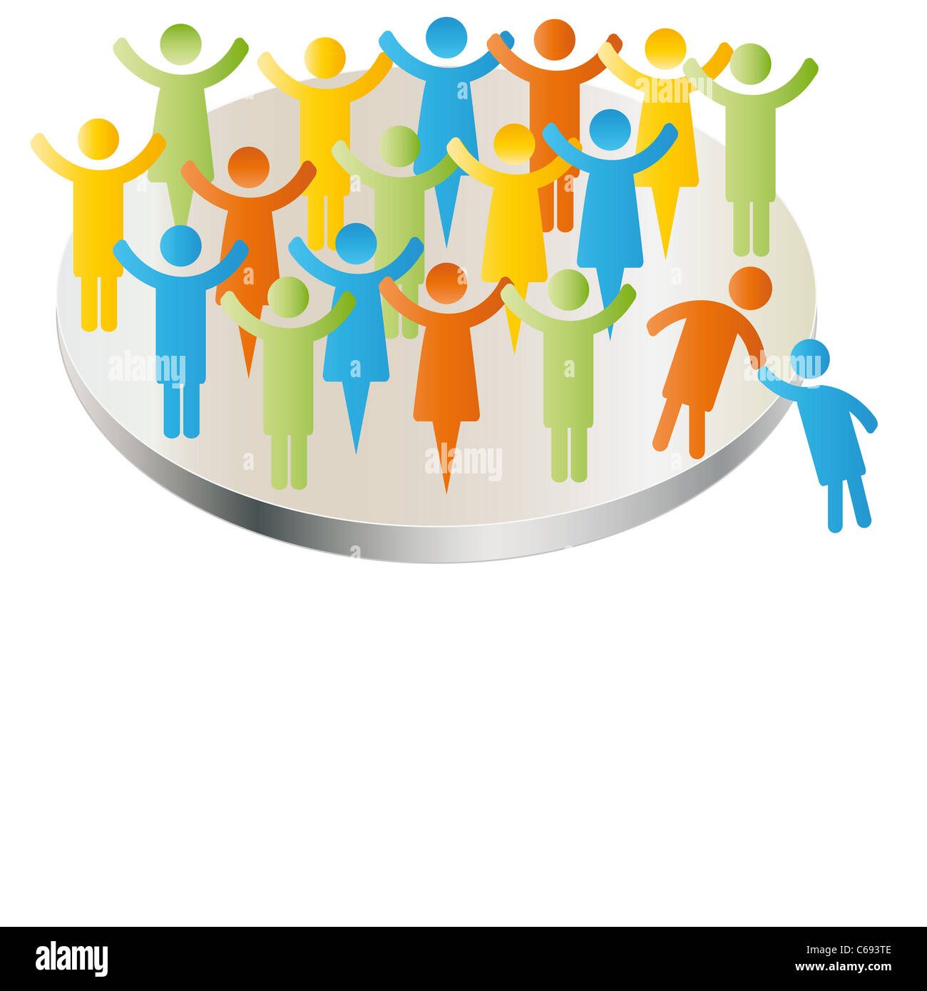Person join people members company group Stock Photo - Alamy