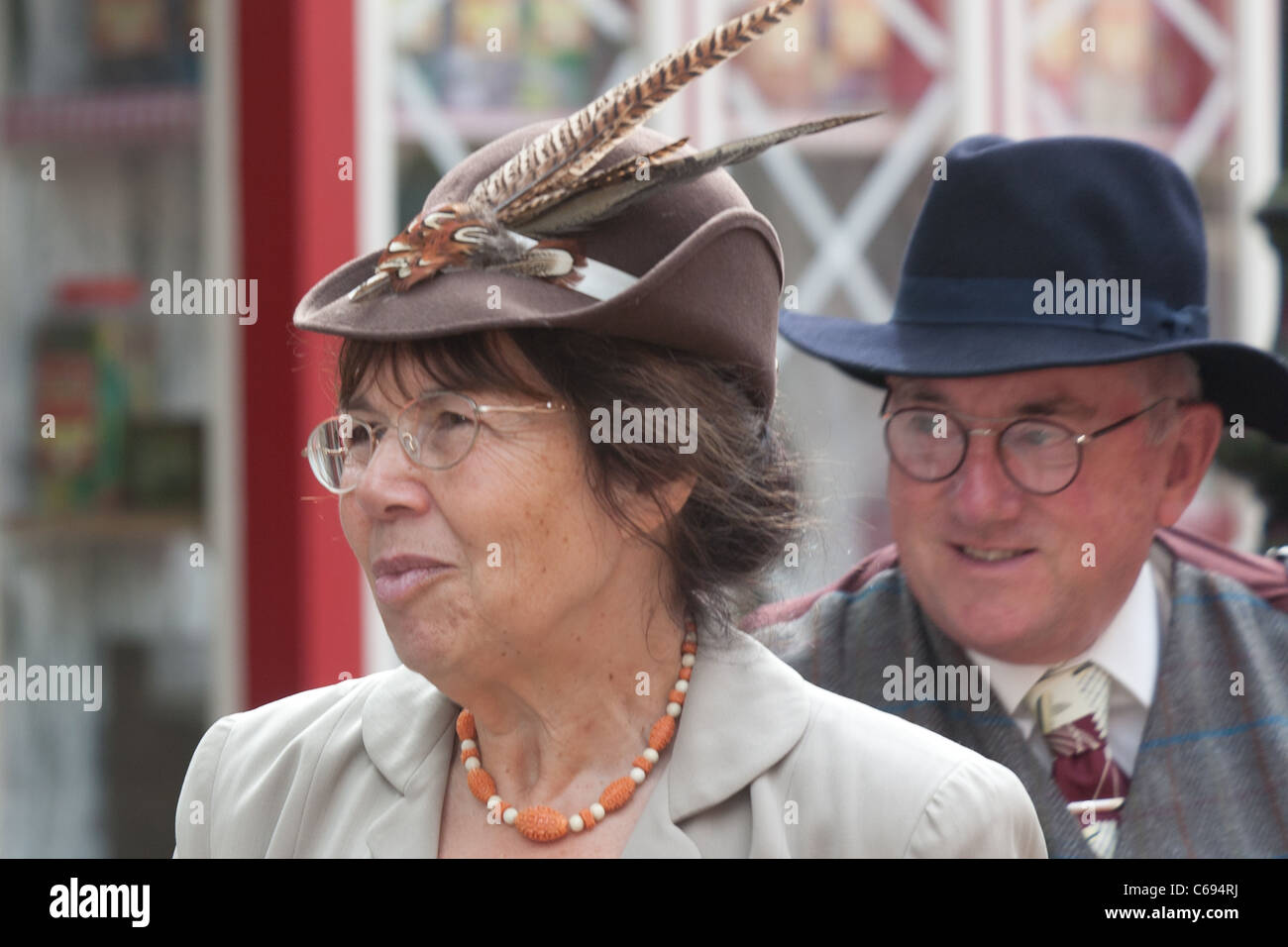 1940s Re-enactment Weekend at the National Tramway Museum in Crich ...