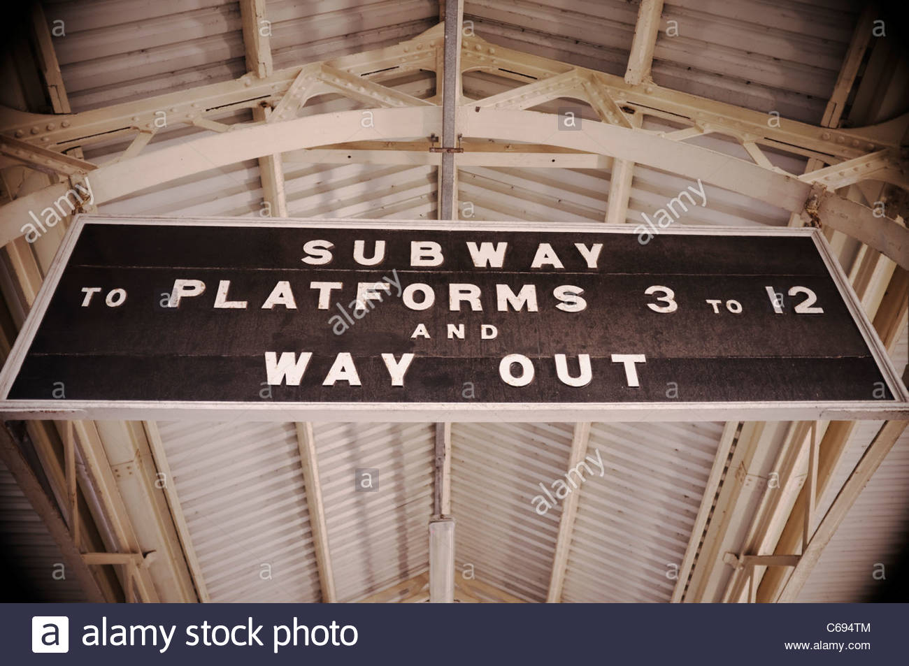 Directional Sign Train High Resolution Stock Photography and Images - Alamy