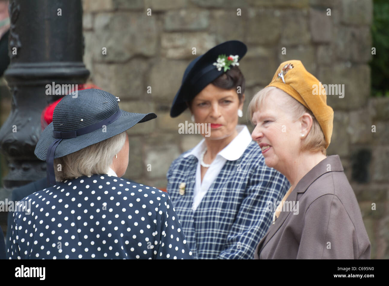 1940s Re-enactment Weekend at the National Tramway Museum in Crich ...