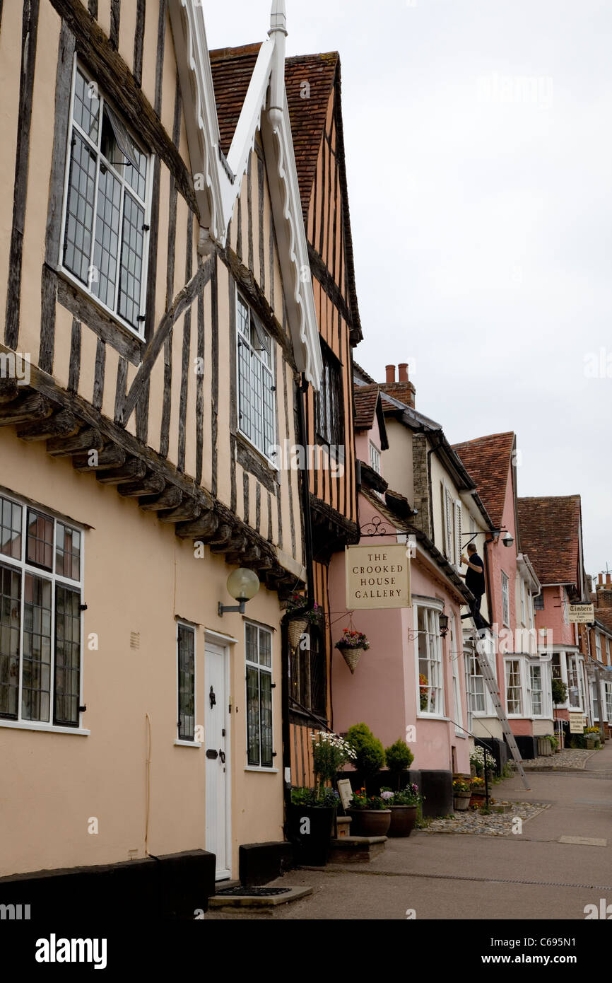 Ancient building, Lavenham Village, Suffolk England Stock Photo - Alamy
