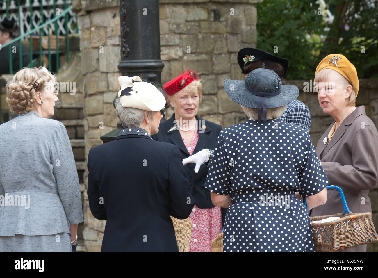 1940s Re-enactment Weekend at the National Tramway Museum in Crich ...