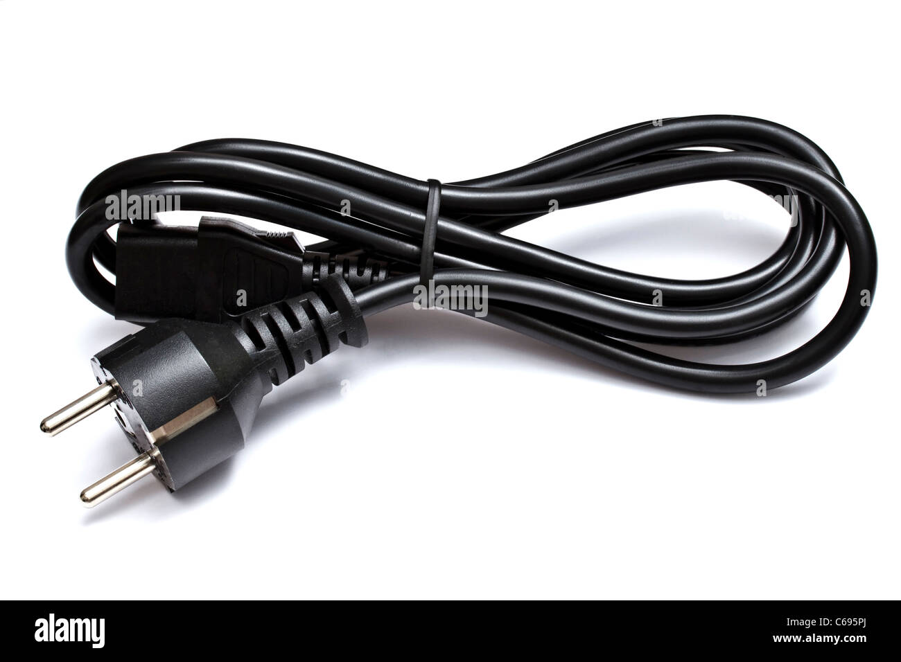 Electric plug isolated on the white background Stock Photo - Alamy