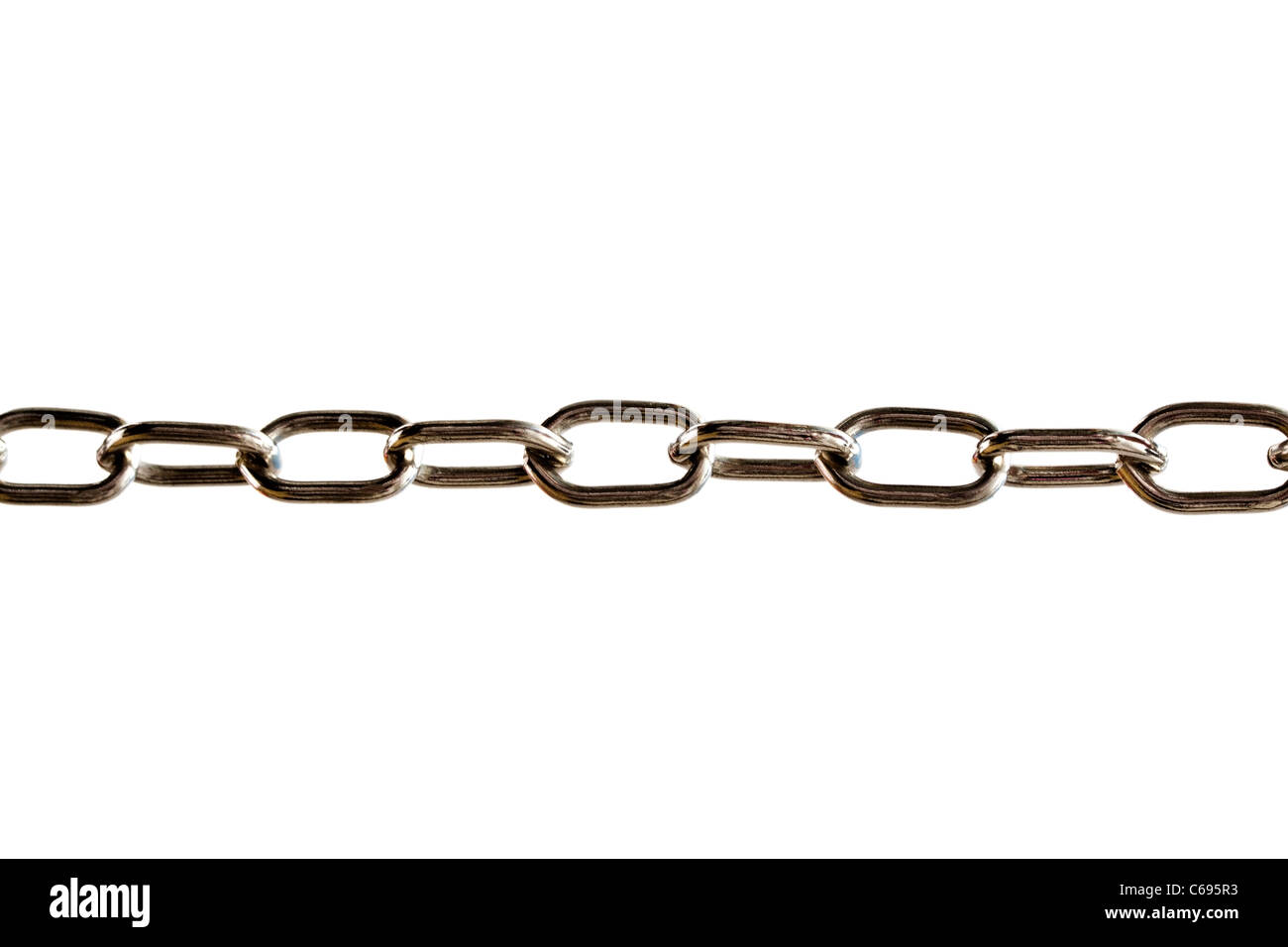 Chain isolated on white background Stock Photo - Alamy