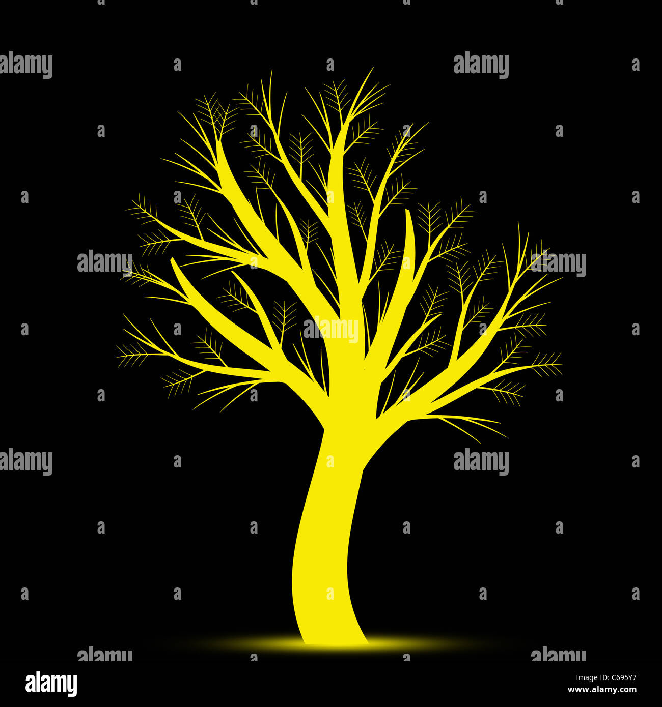 Black tree art hi-res stock photography and images - Alamy
