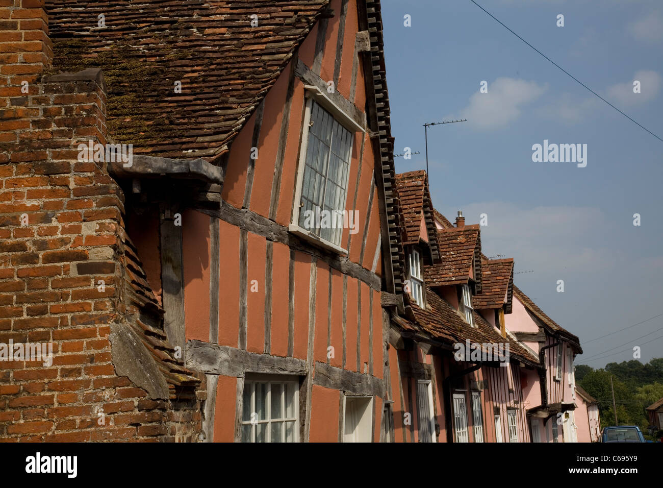 Ancient building, Lavenham Village, Suffolk England Stock Photo - Alamy