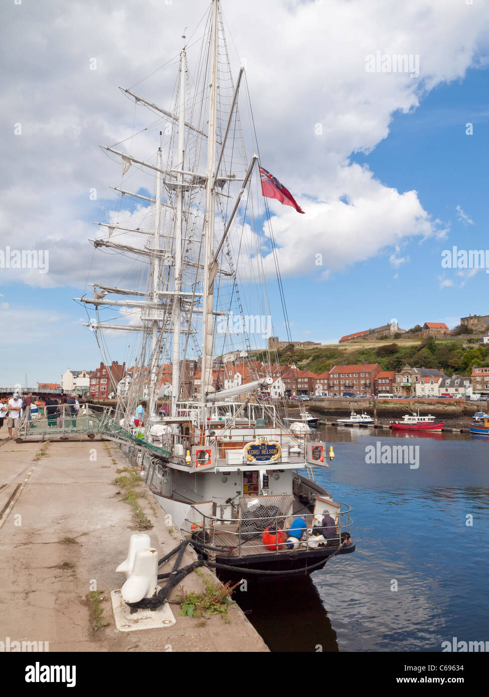 The Jubilee Sailing Trust sail training ship Lord Nelson at Endeavour ...