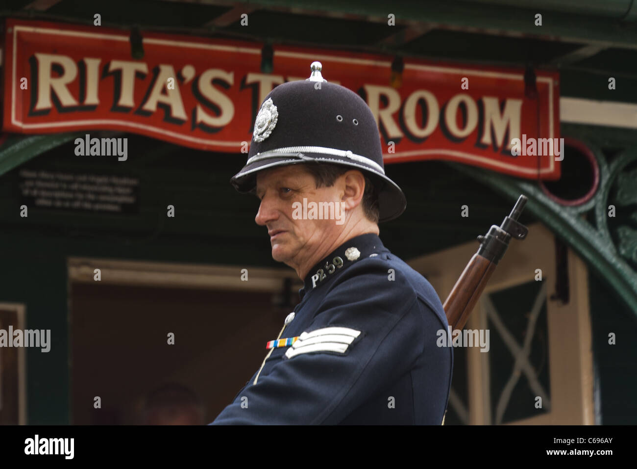 1940s Re-enactment Weekend at the National Tramway Museum in Crich ...