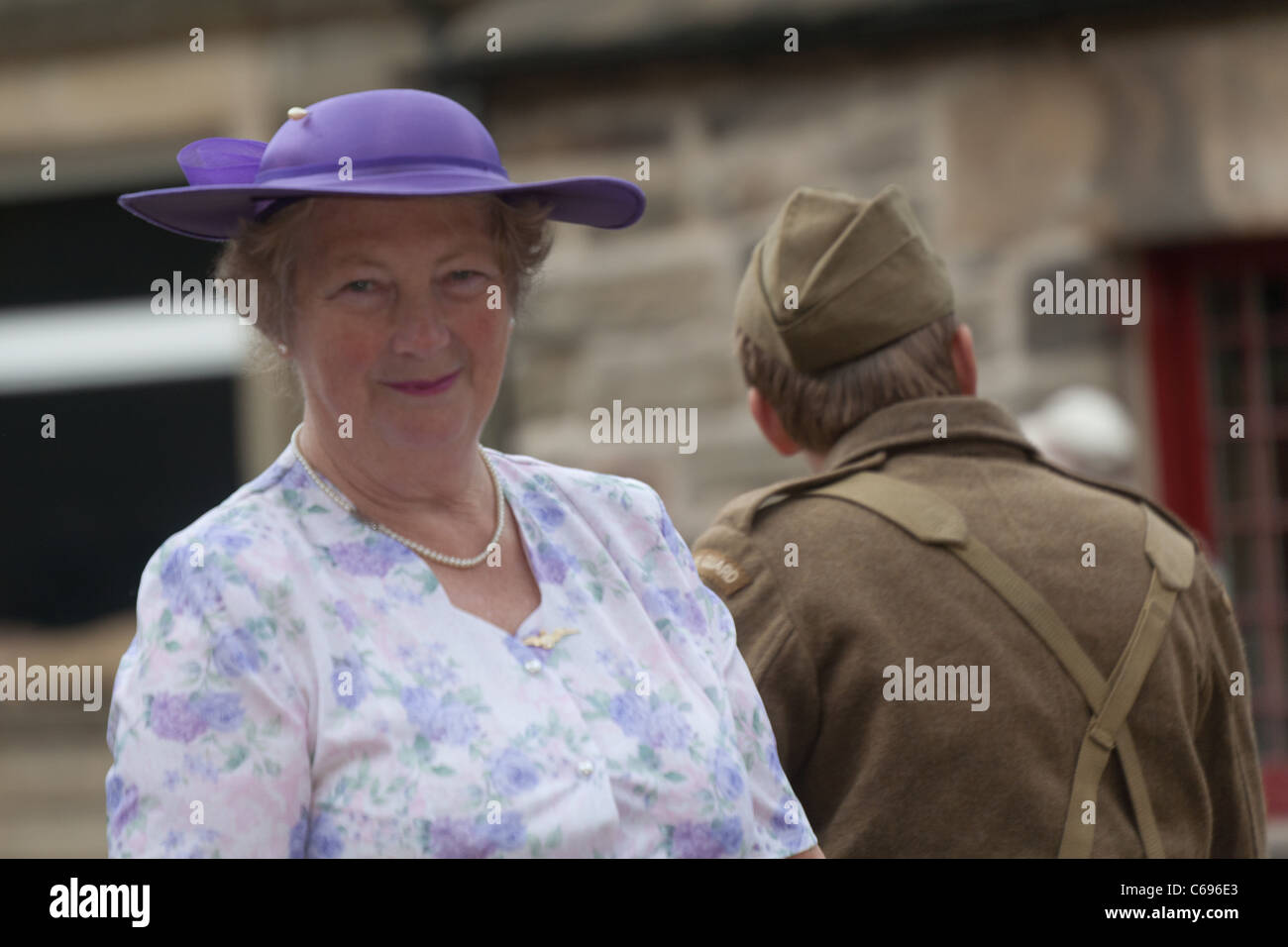 1940s Re-enactment Weekend at the National Tramway Museum in Crich ...