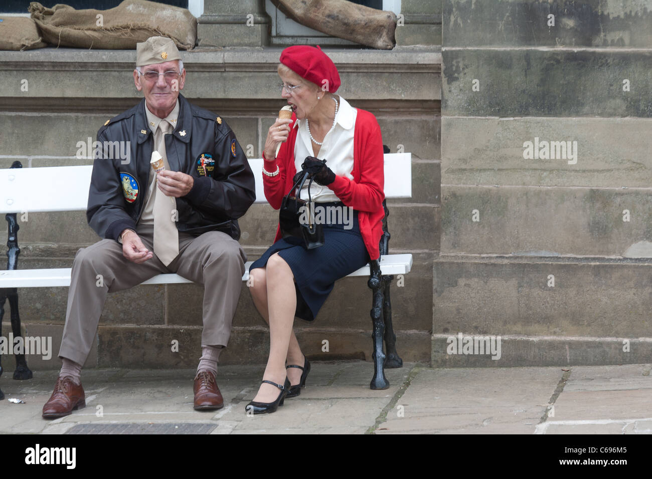 1940s Re-enactment Weekend at the National Tramway Museum in Crich ...