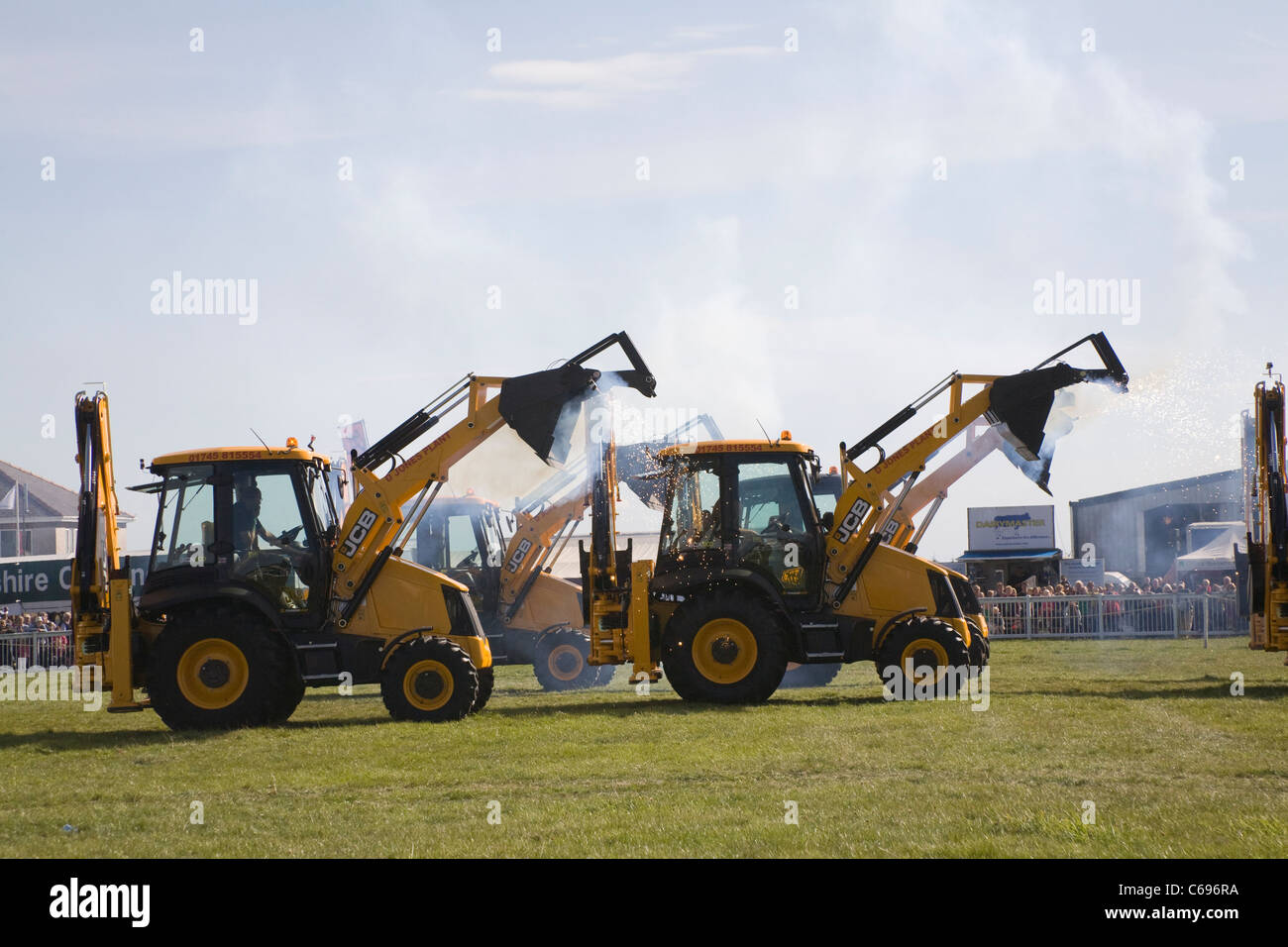 North Wales Demonstration showing the versatility of JCB diggers in ...