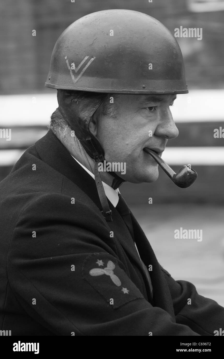 1940s Re-enactment Event, National Tramway Museum, Crich, Derbyshire ...