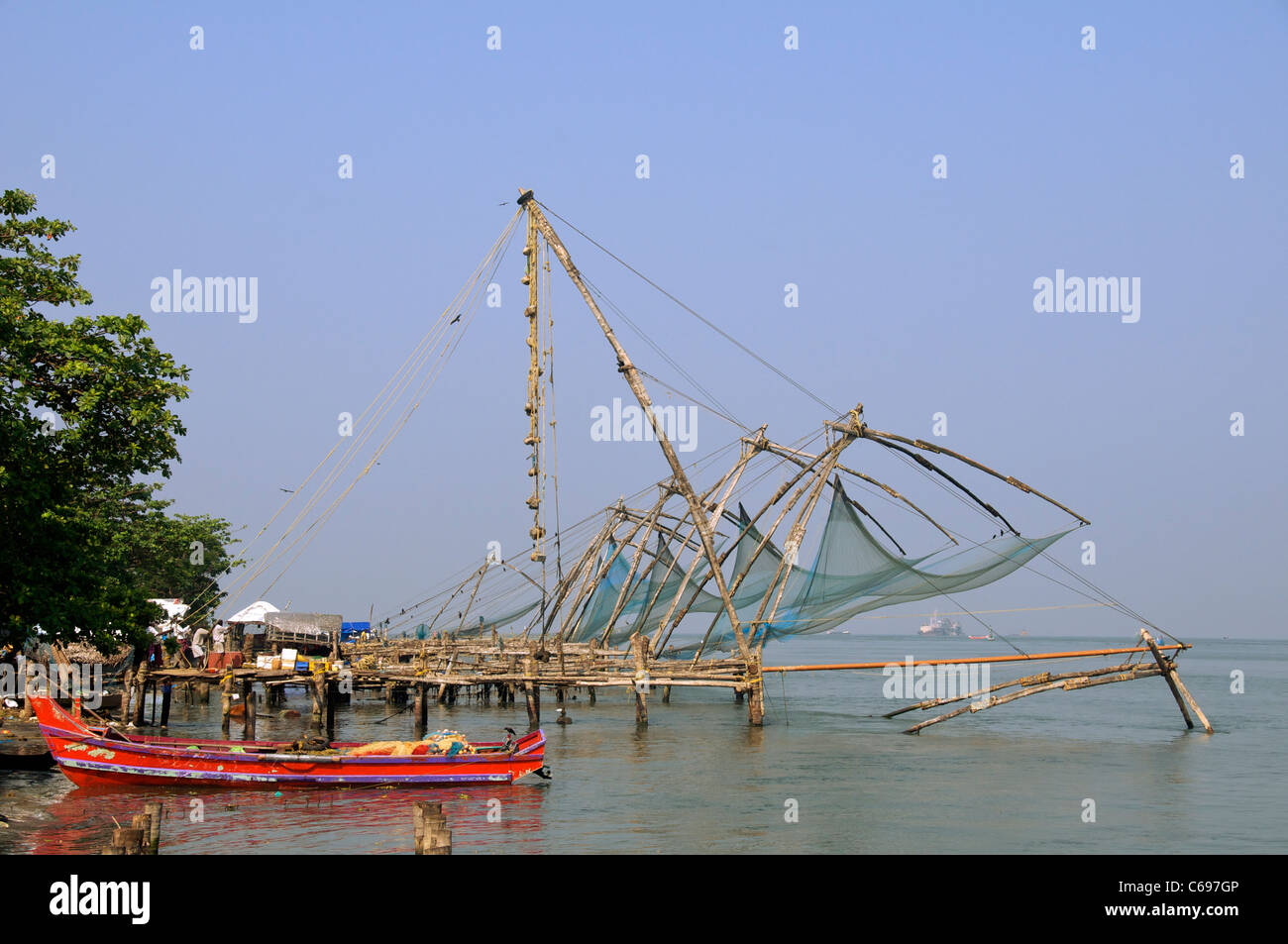 Chinese fishing nets Fort Cochin Kerala South India Stock Photo - Alamy Chinese fishing nets Fort Cochin Kerala South India Stock Photo - Alamy