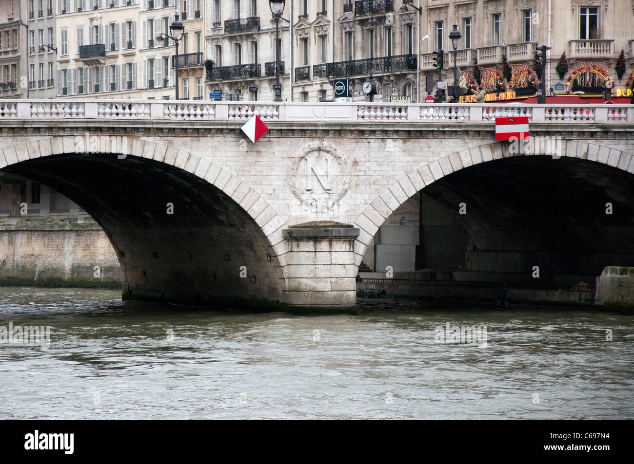 Napoleon Bridge, Paris, France arch arts balcony blue decorative neuf ...