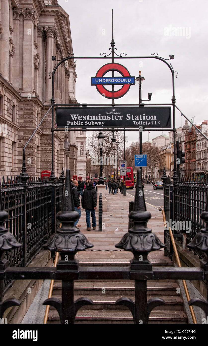 Westminster Subway London streets britain british capital central city ...