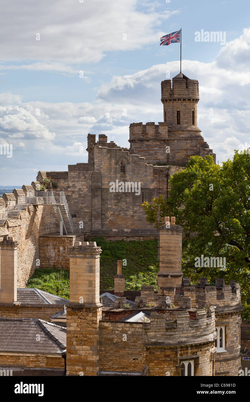 Observatory tower of the Lincoln castle - Lincoln, Lincolnshire, UK ...