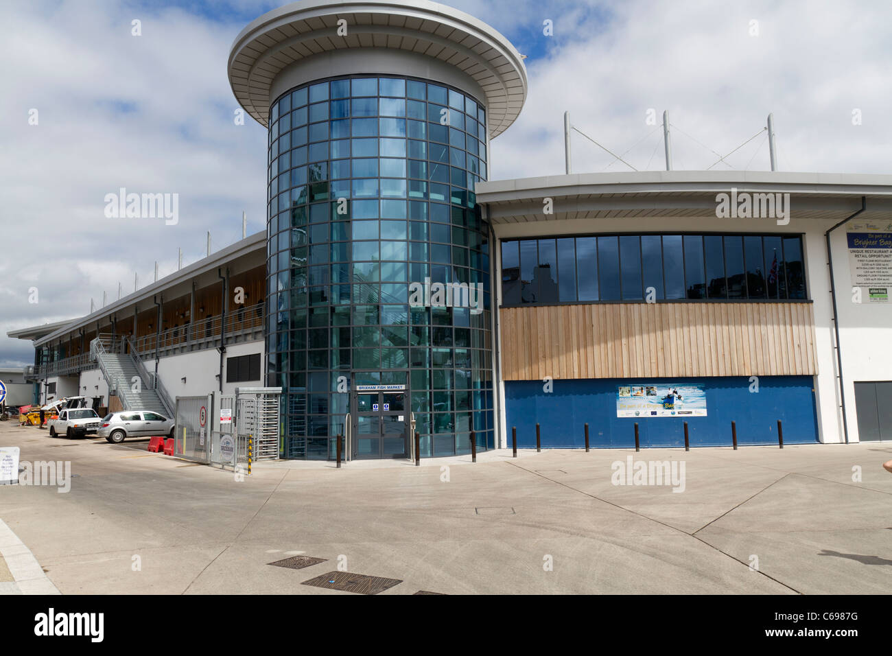 The new Brixham fish market Stock Photo - Alamy
