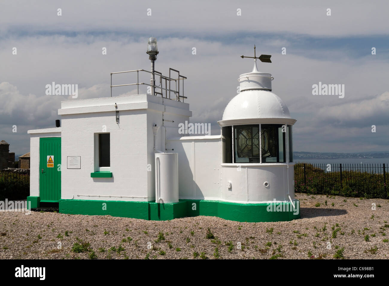 The lighthouse on Berry Head near Brixham in Devon Stock Photo - Alamy