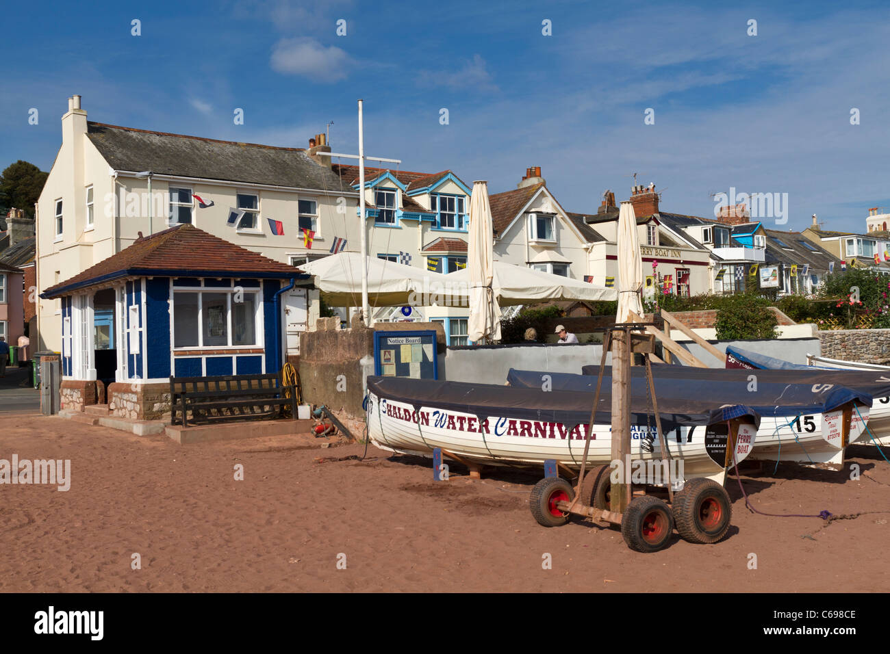 The beach in Shaldon Devon Stock Photo - Alamy