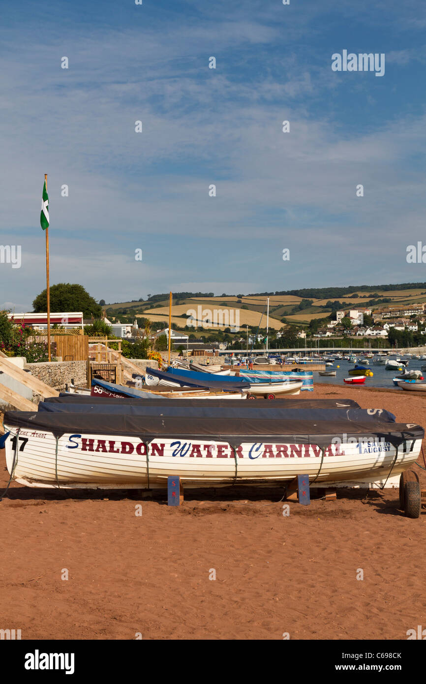 The beach in Shaldon Devon Stock Photo - Alamy