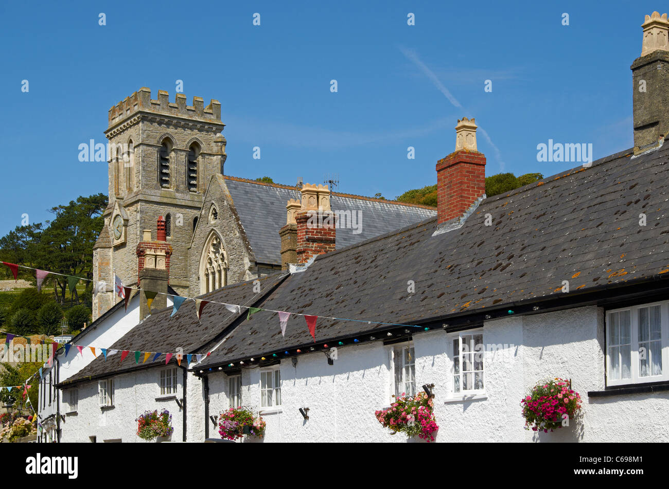 Village in devon hi-res stock photography and images - Alamy