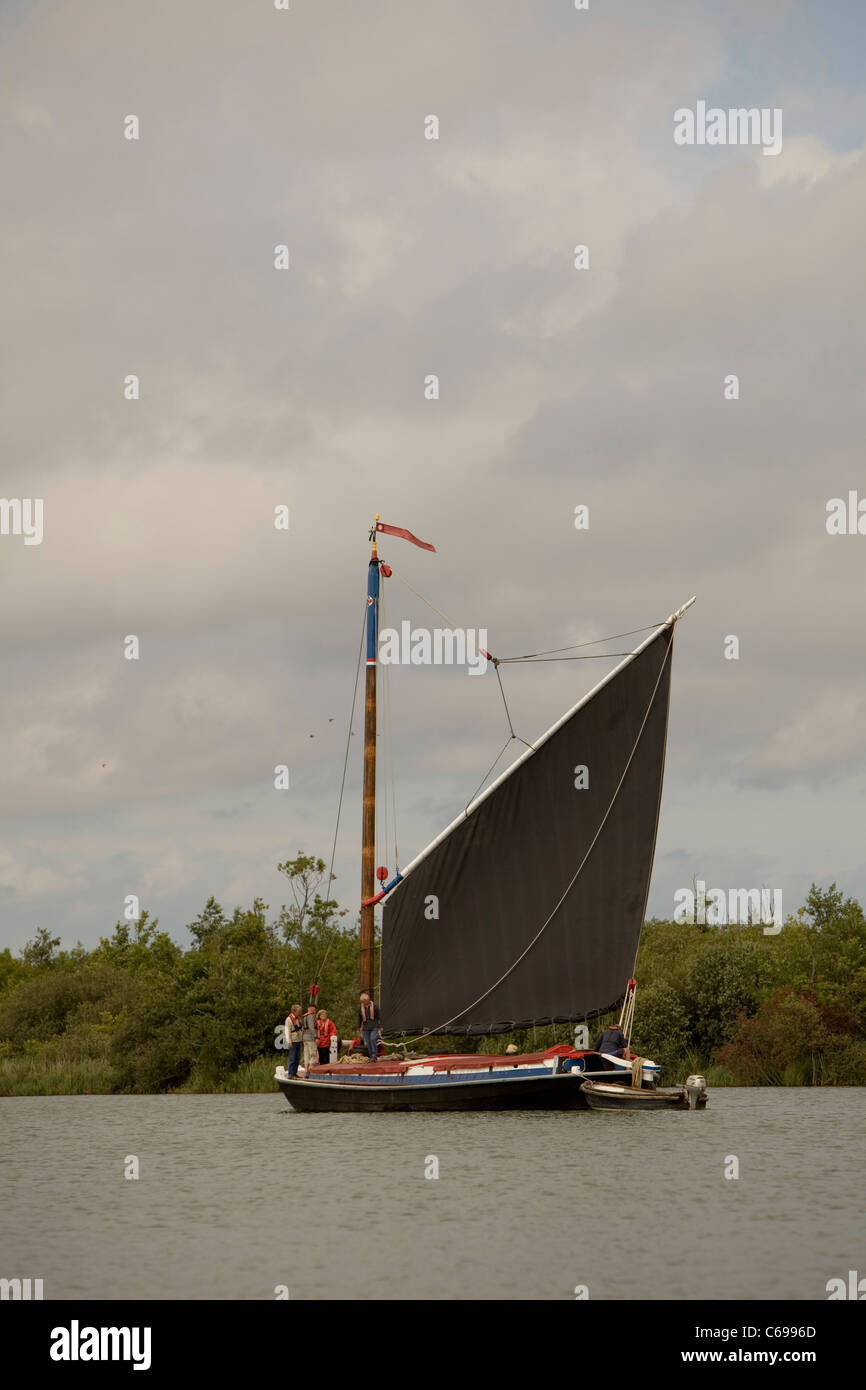 Wherry Albion Norfolk Broads Stock Photo - Alamy